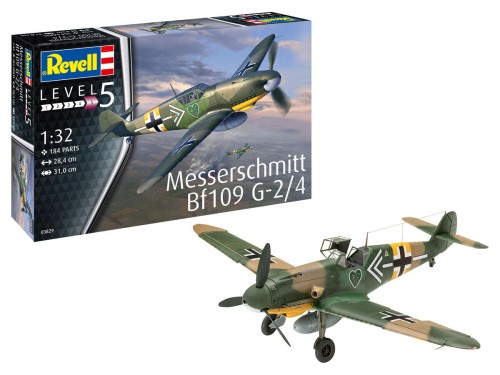 Messerschmitt Bf109G-2/4, Revell 03829 Tanie Kolejki: elektryczne, Piko ...